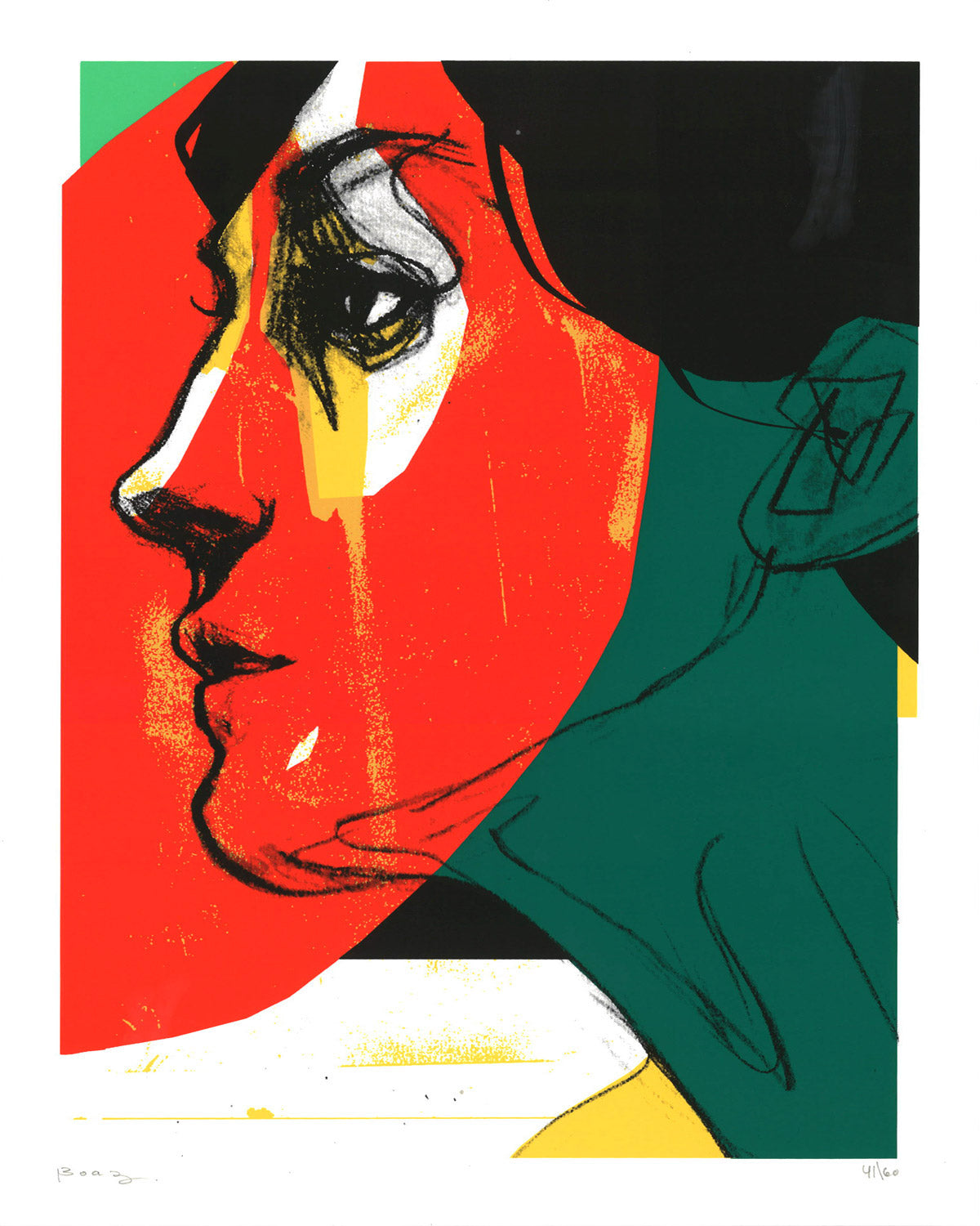 Calle Libre x Boaz Sides - The Swimmer – Kunst ab Hinterhof